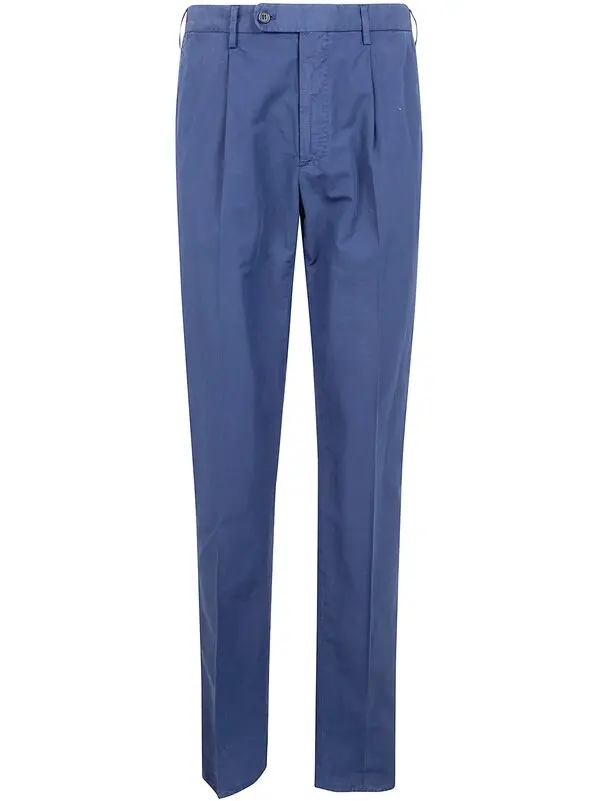 Incotex Coulisse Chino Trousers - Blue