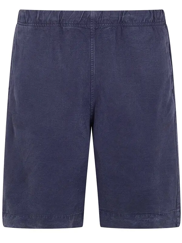 Paul Smith Elasticated Waist Linen-blend Shorts - Gray
