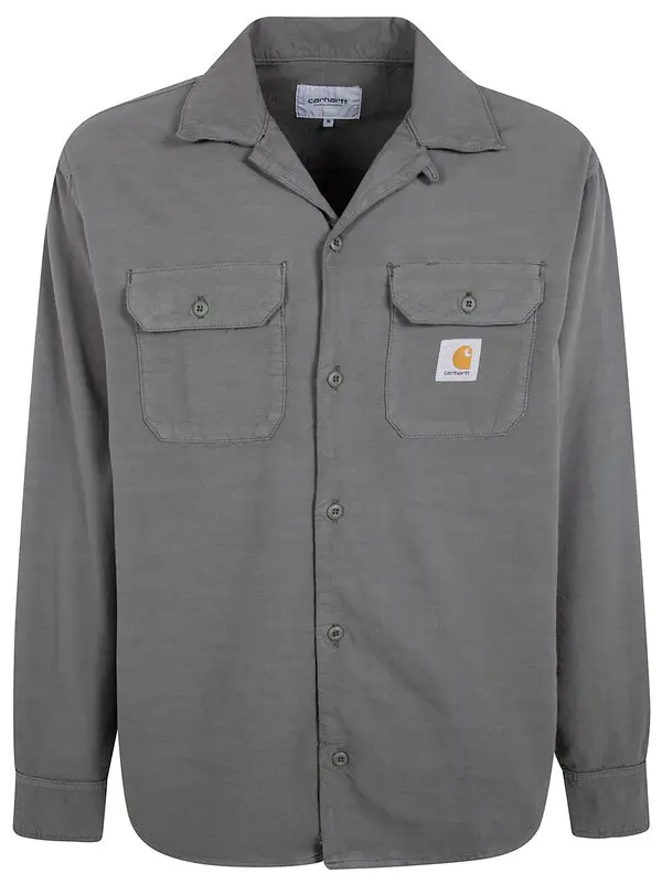 Carhartt Work In Progress Long Sleeves "kelsey Leon" Shirt - Green