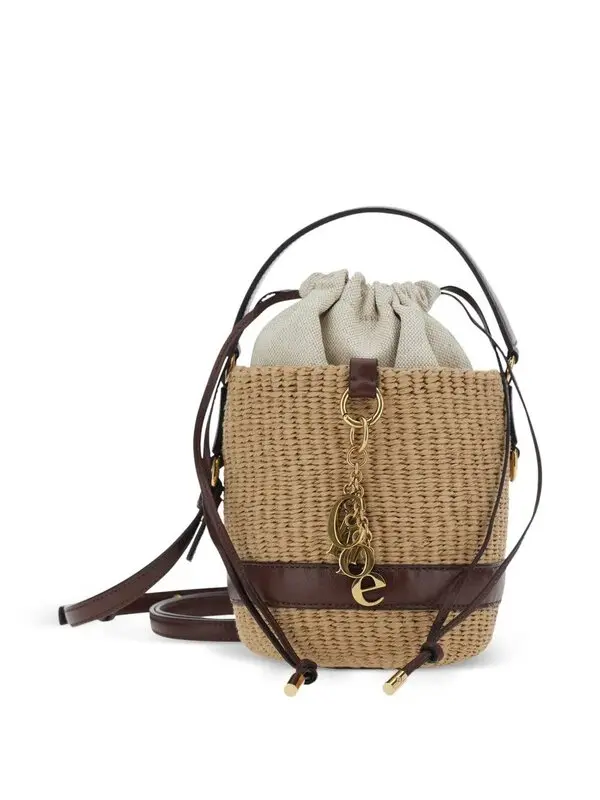 Chloé Charms Satchel Bag - Brown