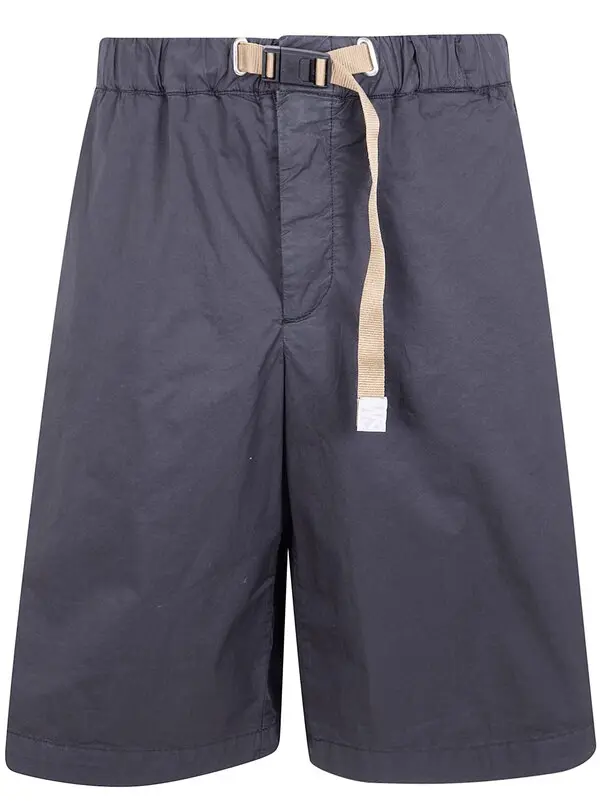 WHITE SAND Tailored Cotton Elastane Trousers - Black