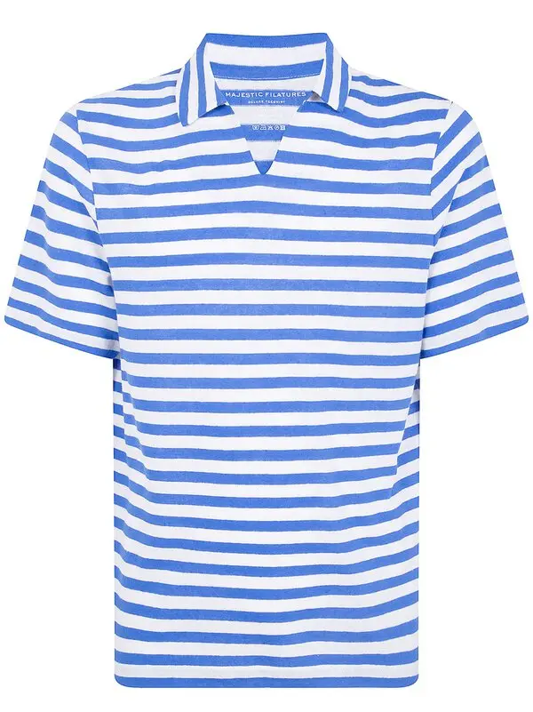 Majestic International Stripes Polo Shirt