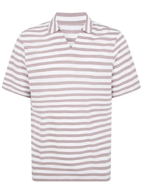 Majestic International Stripes Polo Shirt