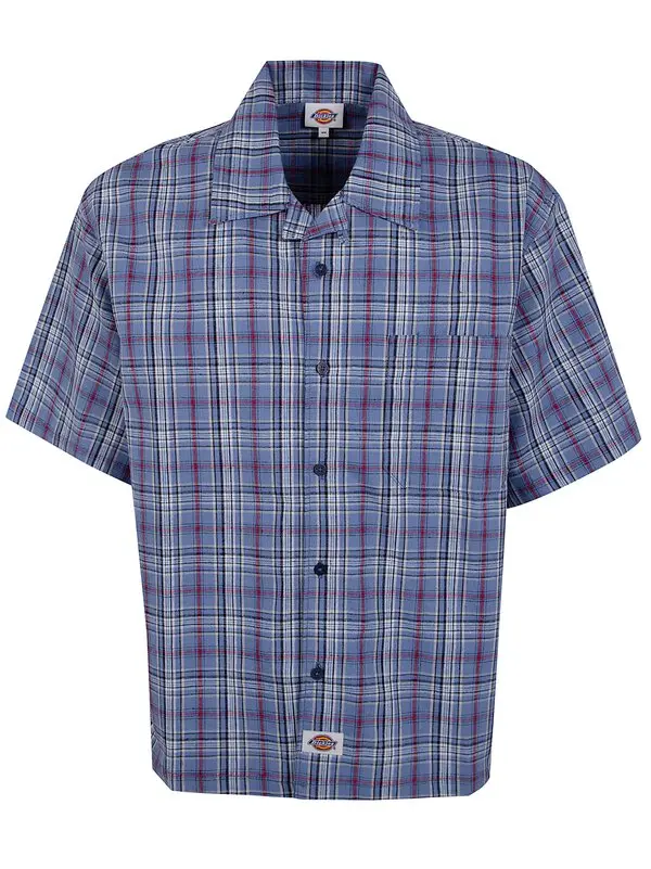 Dickies Springdale" Shirt Short Sleeve - Blue