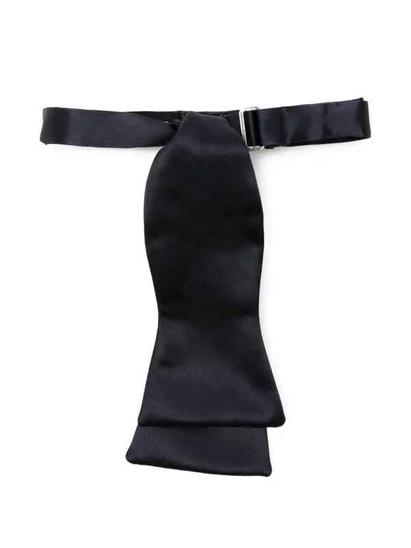 Giorgio Armani Silk Bow Tie - Blue