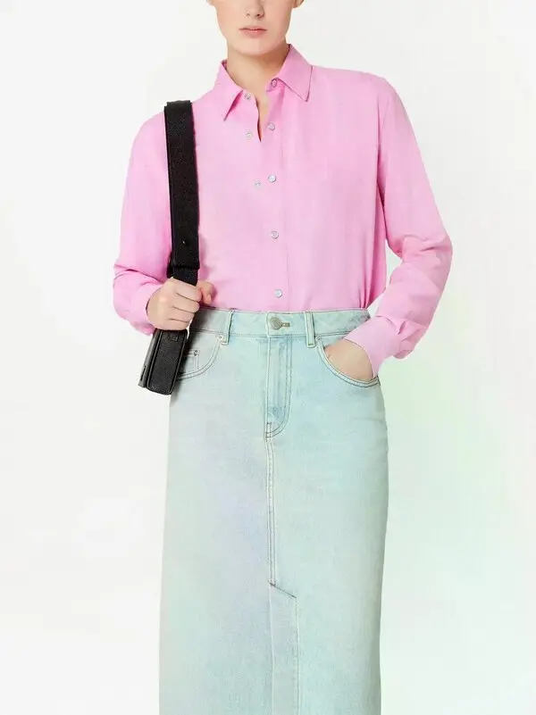 AMI Paris Long-sleeve Buttoned Shirt