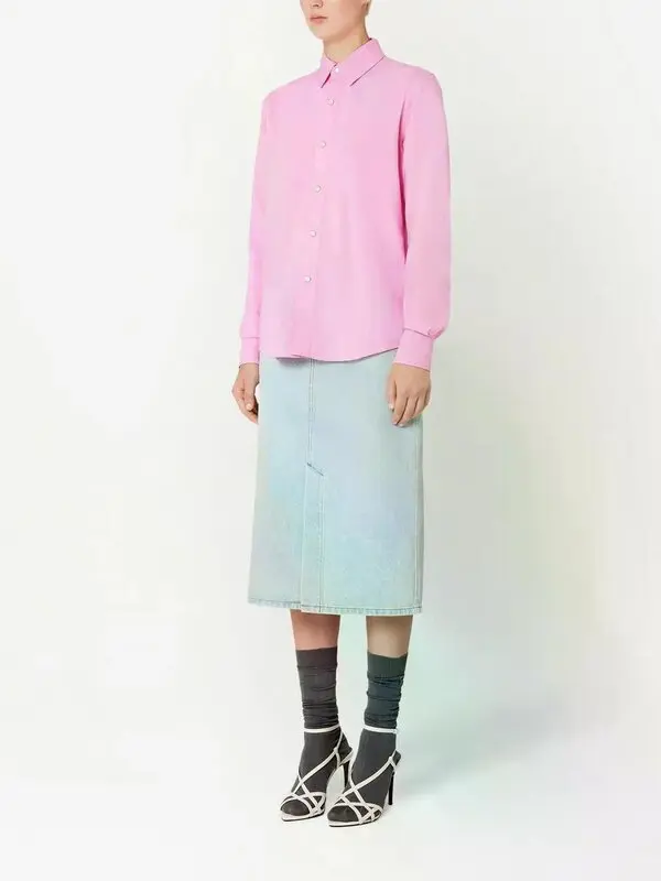 AMI Paris Long-sleeve Buttoned Shirt