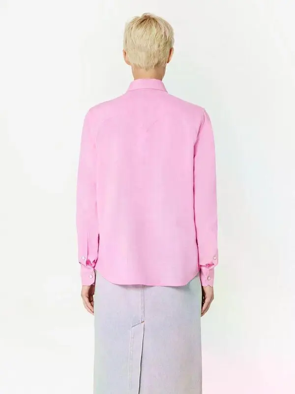 AMI Paris Long-sleeve Buttoned Shirt