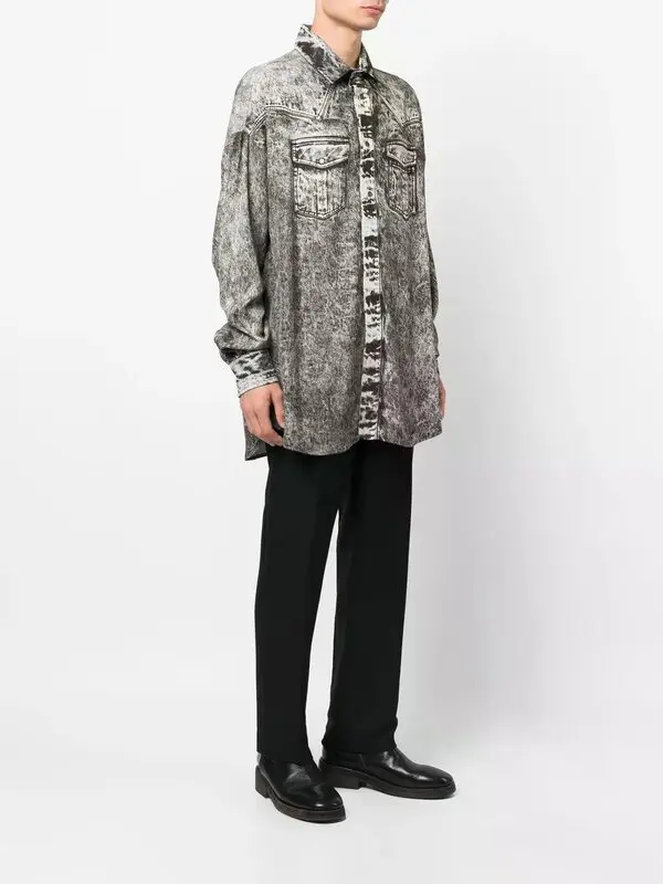 DIESEL® S-kang Long-sleeve Cotton Shirt