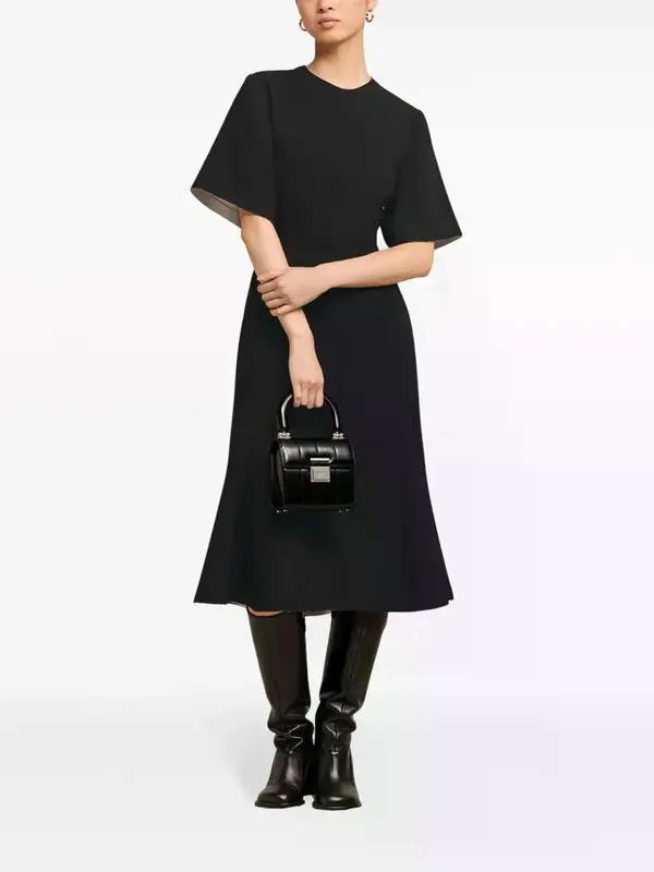 AMI Paris A-line Virgin Wool Midi Dress