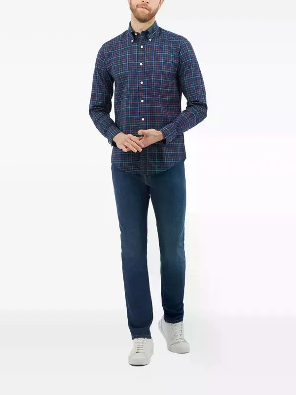 Brooks Brothers Plaid-pattern Button-fastening Shirt