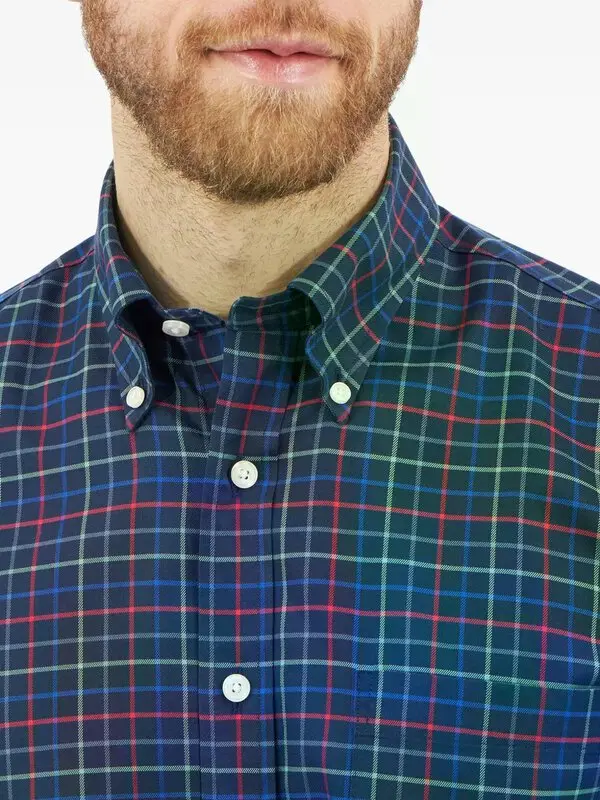 Brooks Brothers Plaid-pattern Button-fastening Shirt