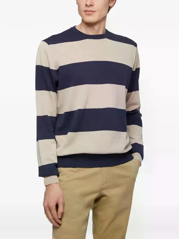 Brooks Brothers Striped Crew Neck Sweater
