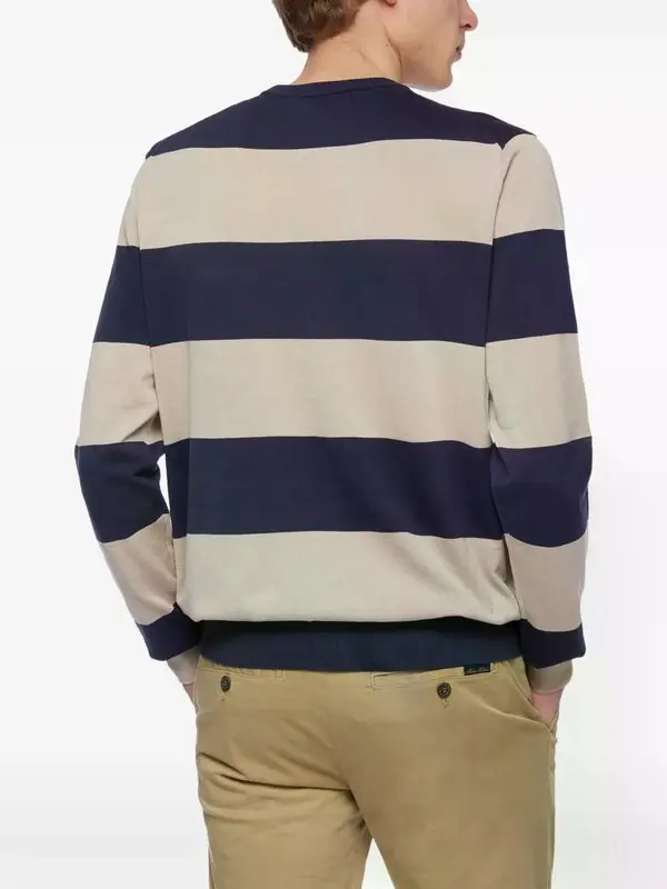 Brooks Brothers Striped Crew Neck Sweater