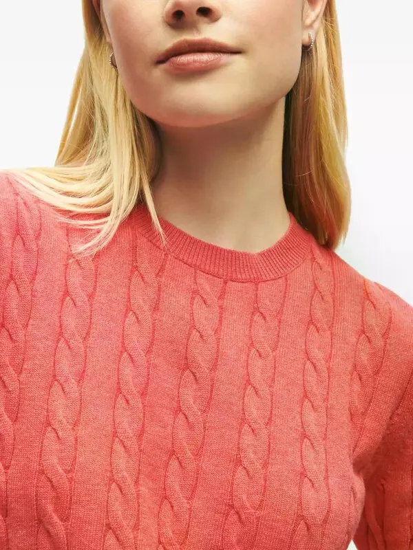 Brooks Brothers Cable-knit Crewneck Sweater