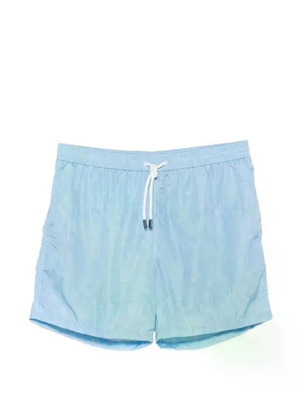 BARBA NAPOLI Drawstring Waist Swim Shorts - Blue