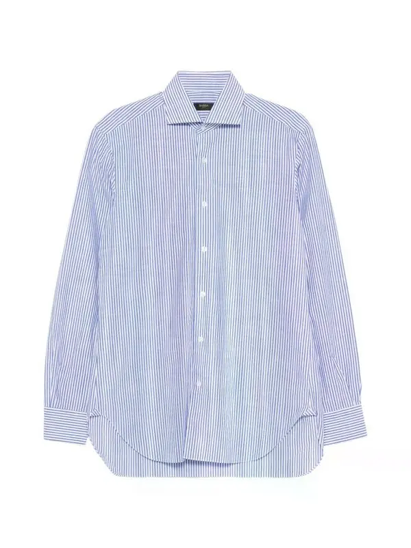 BARBA NAPOLI Striped Long-sleeve Shirt