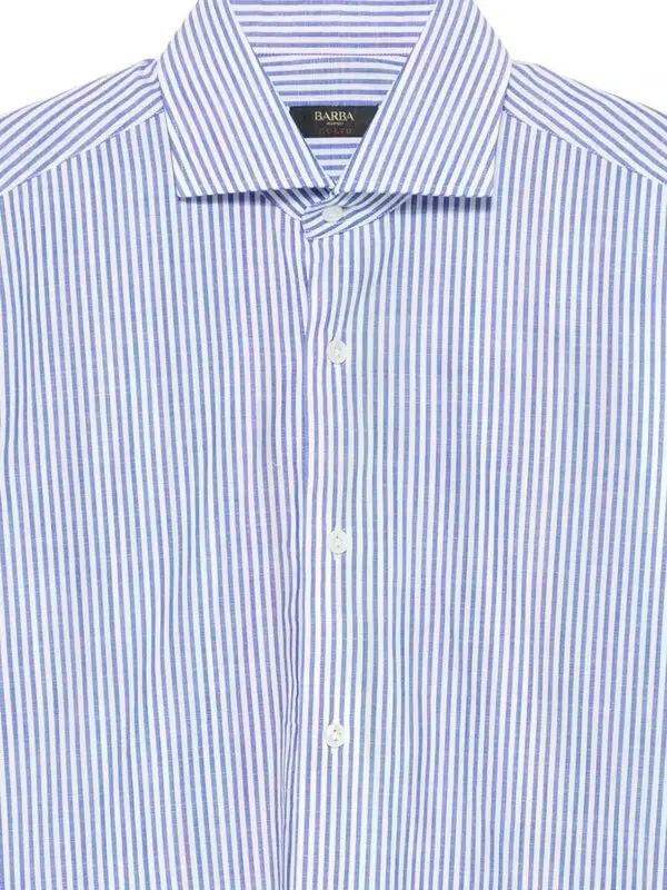 BARBA NAPOLI Striped Long-sleeve Shirt