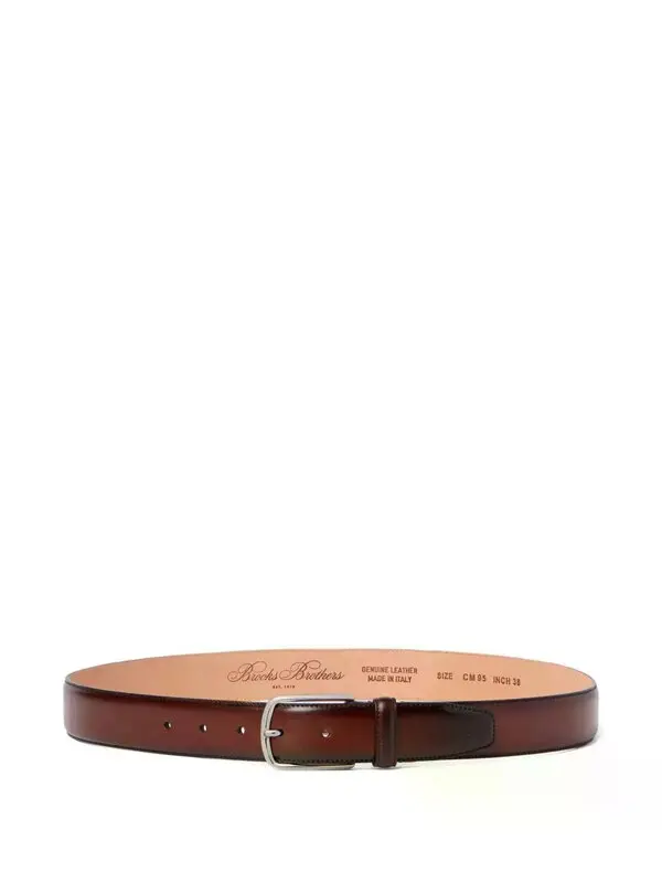 Brooks Brothers Bovine Leather Belt - Brown