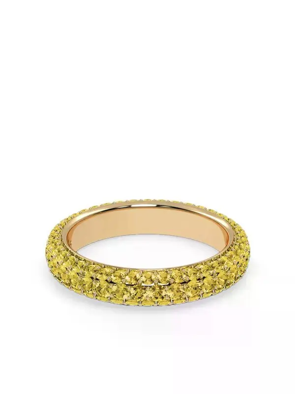 VEYNOU 18kt Recycled Gold Pavé Diamond Ring - Yellow