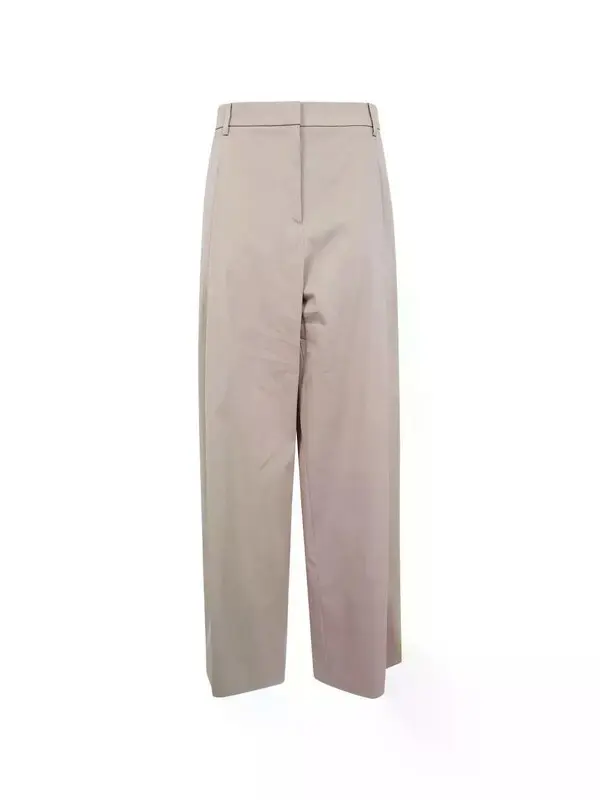 N°21 Pleated Wide-leg Trousers