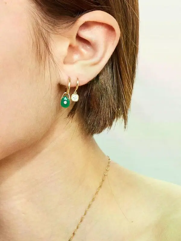 Pascale Monvoisin 9kt Pierrot Diamond Single Earring