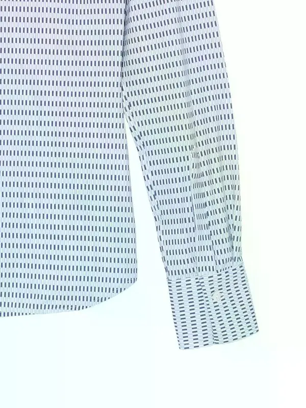 XACUS Geometric Print Button-down Shirt