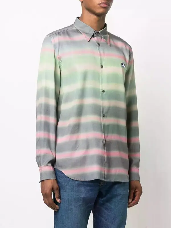 DIESEL® Striped Button-up Shirt