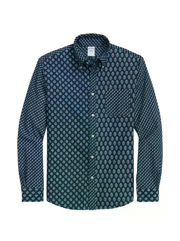 Brooks Brothers Buttoned Patterned Shirt