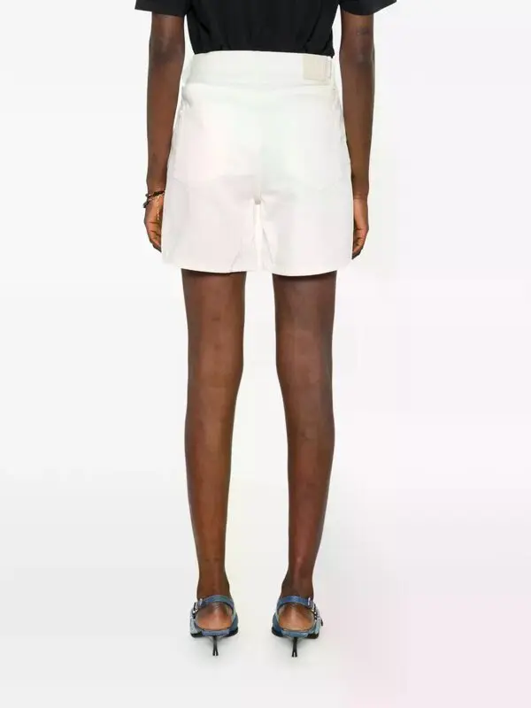ANINE BING Kat Logo-patch Shorts