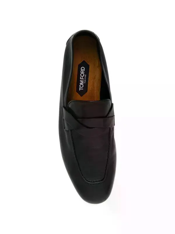 TOM FORD Gigi Twisted Loafers - Black