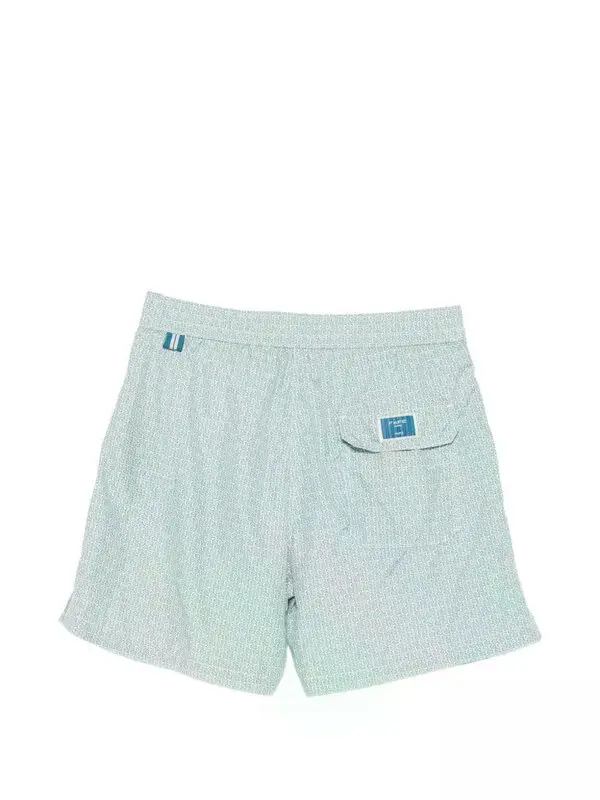 FEFÈ Fish Print Drawstring Swim Shorts