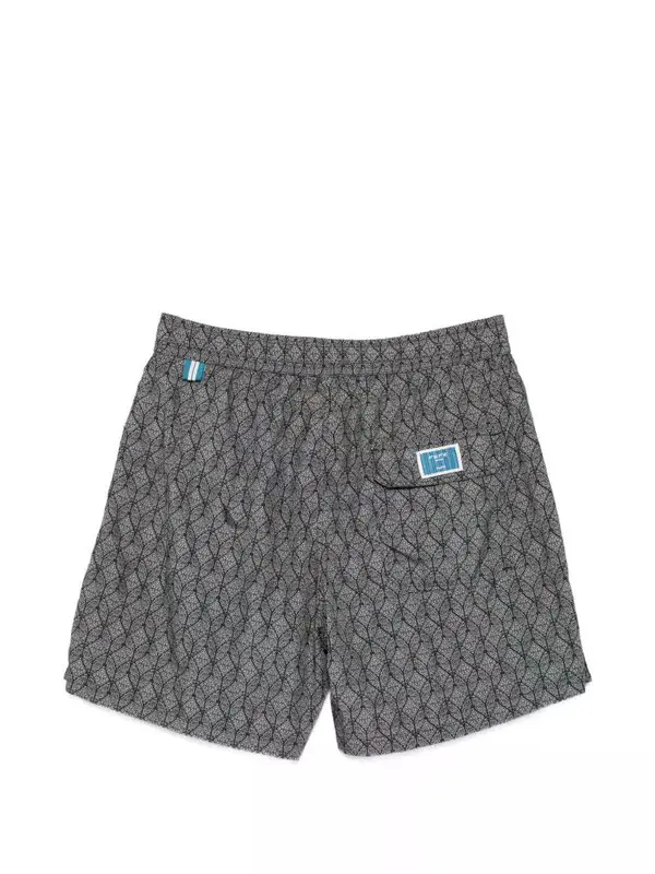 FEFÈ Geometric Print Drawstring Swim Shorts
