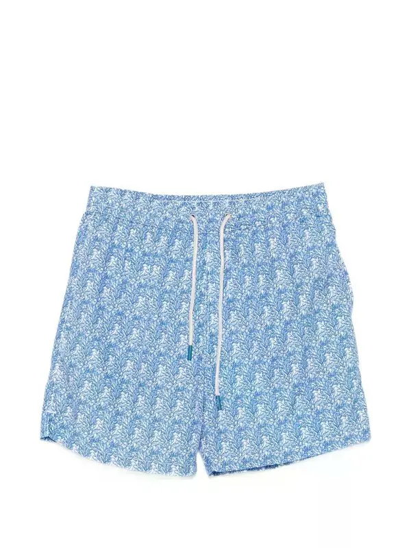 FEFÈ Coral Print Swim Shorts - Blue