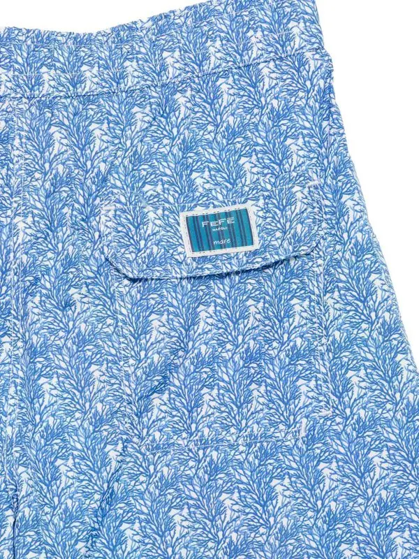 FEFÈ Coral Print Swim Shorts