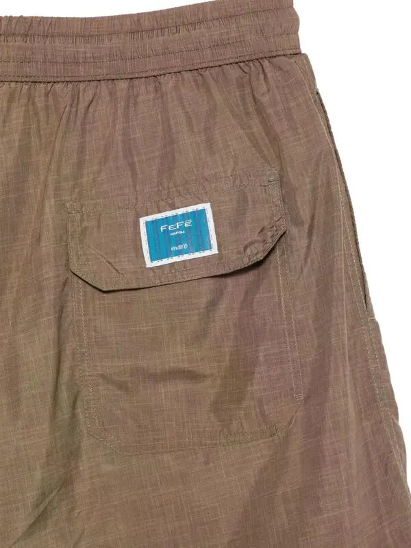 FEFÈ Logo Patch Swim Shorts