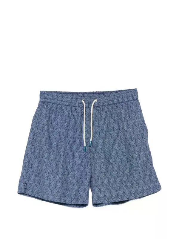 FEFÈ Geometric Print Drawstring Swim Shorts
