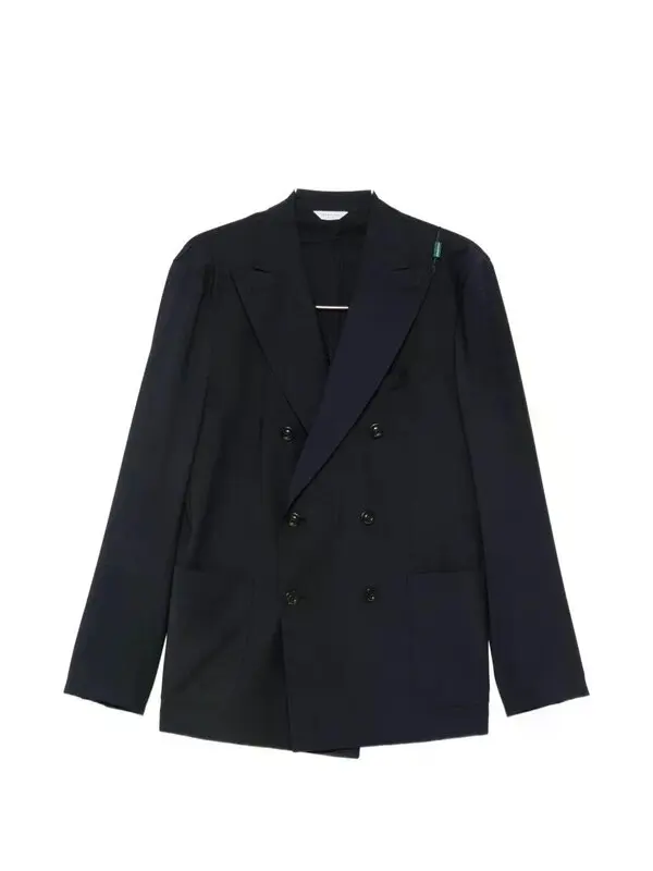 Boglioli Double-breasted Peak-lapels Suit - Blue