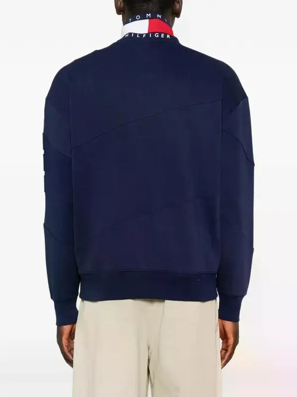 Tommy Hilfiger Logo Patch Quarter-zip Sweater