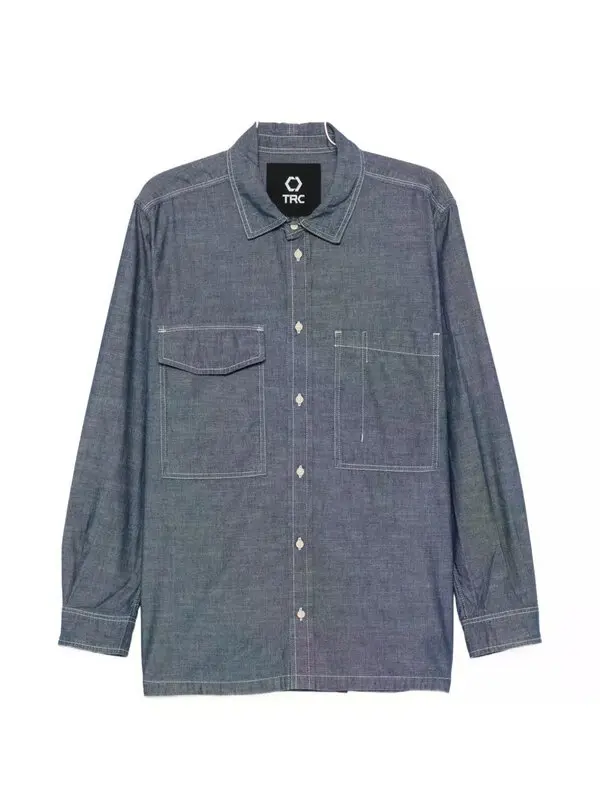 TRC Contrast-stitch Chest-pocket Shirt
