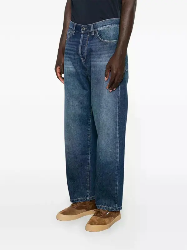 TRC Faded Five-pocket Jeans