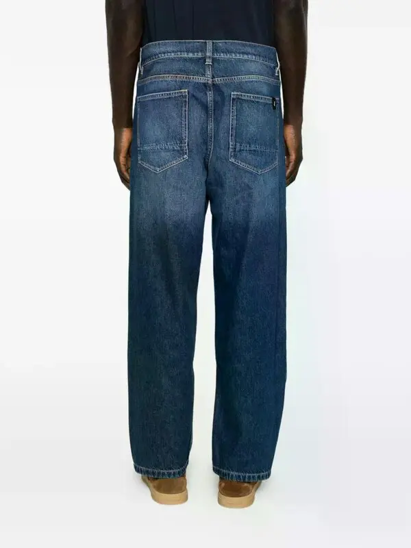TRC Faded Five-pocket Jeans