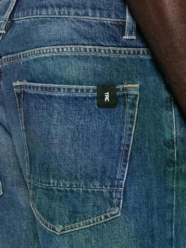 TRC Faded Five-pocket Jeans