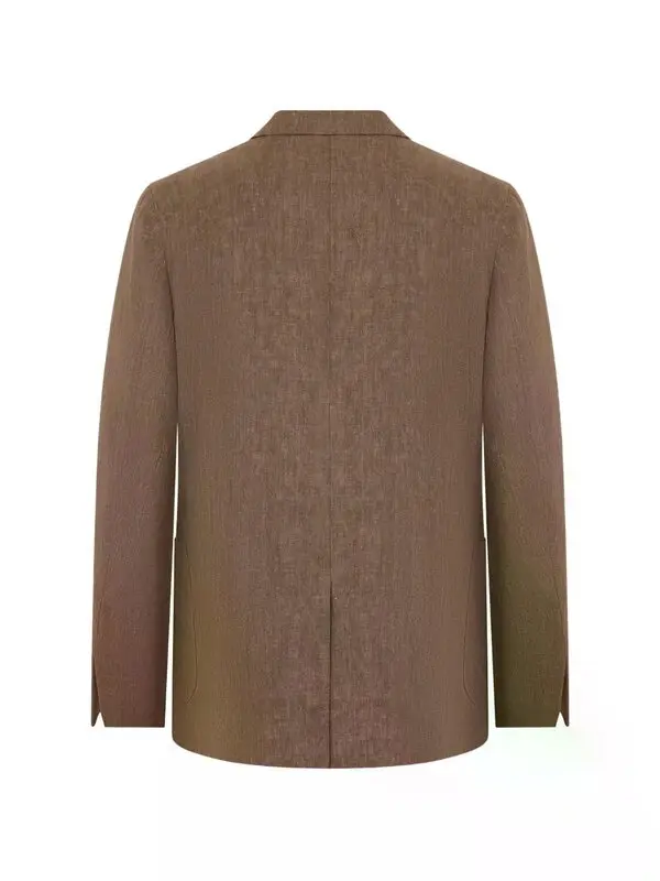 SLOWEAR Single-breasted Notched-lapel Blazer - Brown