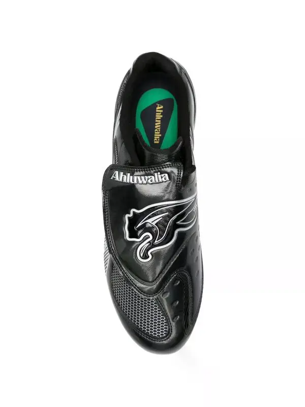 PUMA X Ahluwalia Logo Print Sneakers - Black