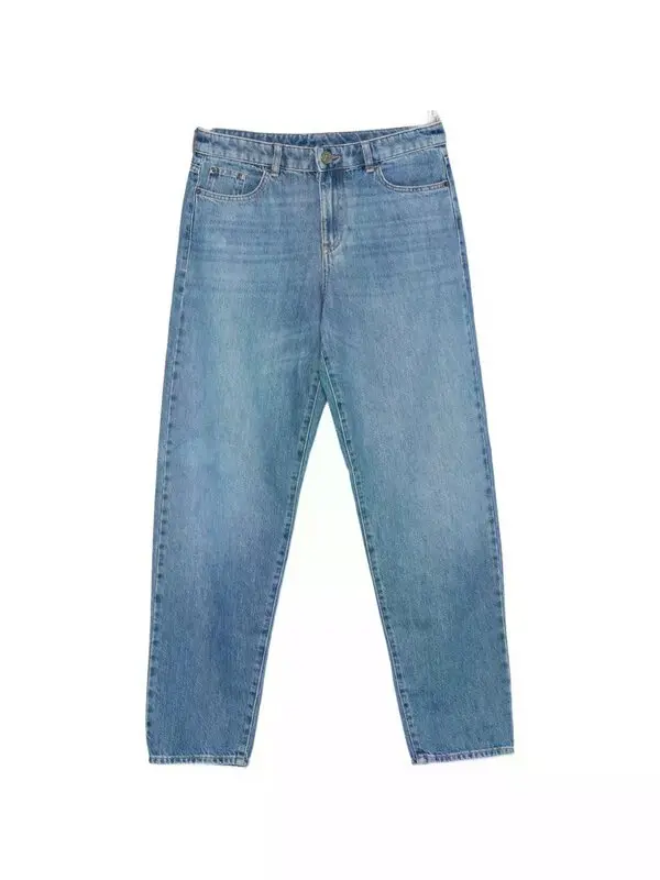 Emporio Armani Logo Plaque Jeans