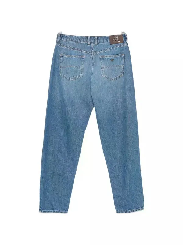Emporio Armani Logo Plaque Jeans