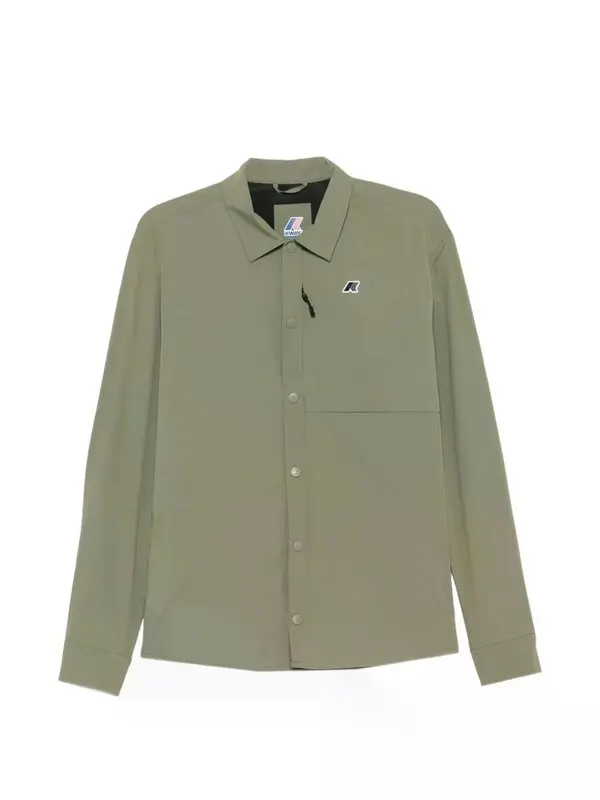 K-WAY Zip Pocket Logo Patch Jacket