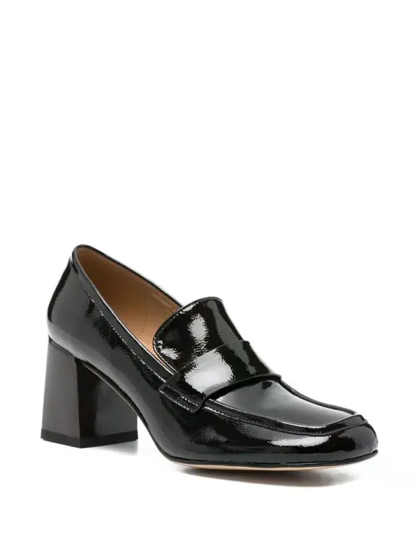 LINDA BAUMANN Square-toe Block Heel Pumps