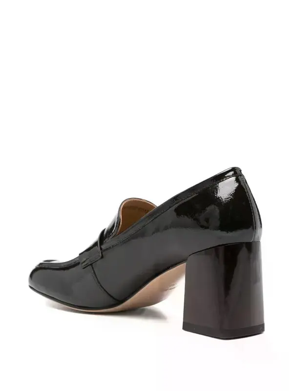 LINDA BAUMANN Square-toe Block Heel Pumps